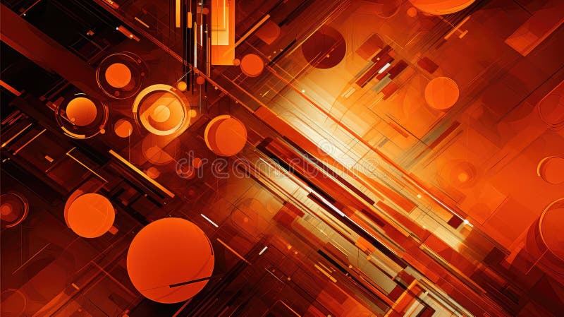 Color Graphic Orange Background Stock Image - Image of vibrant, stylish ...