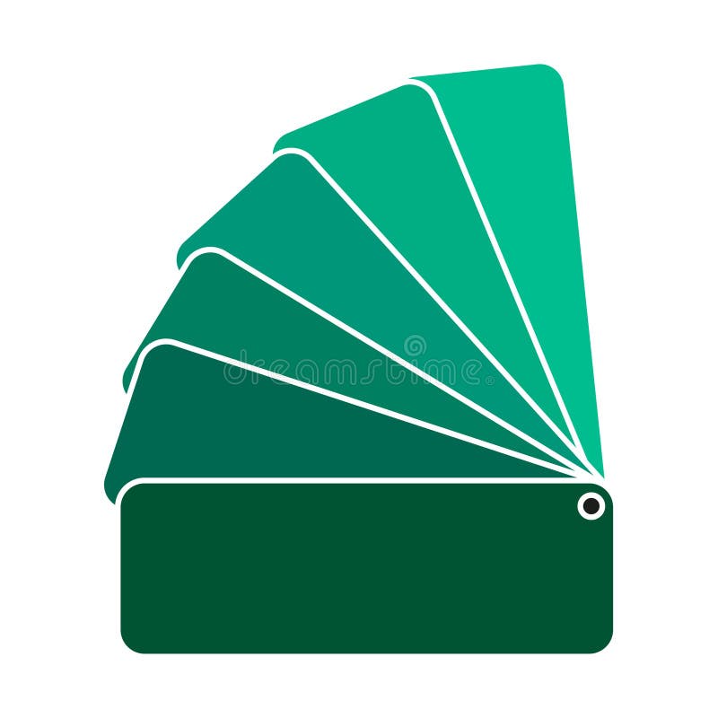 Color Green Palette. Vector Illustration. EPS 10 Stock Vector ...