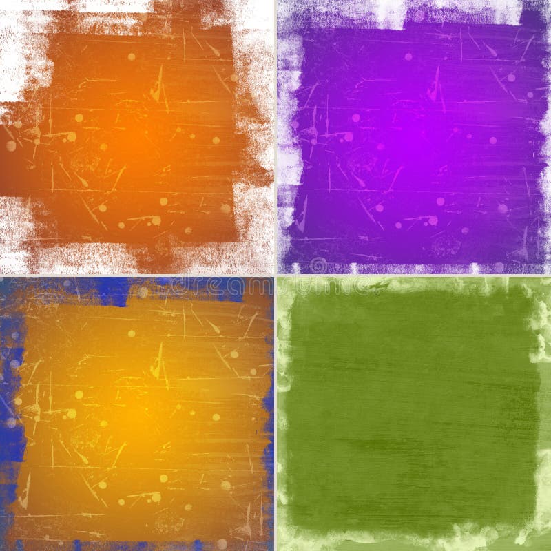 Color grunge backgrounds stock illustration. Illustration of grungy ...