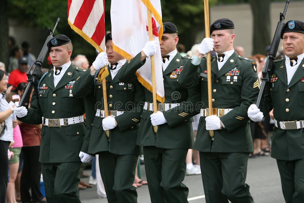 Color Guard editorial stock image. Image of army, parade - 9517969