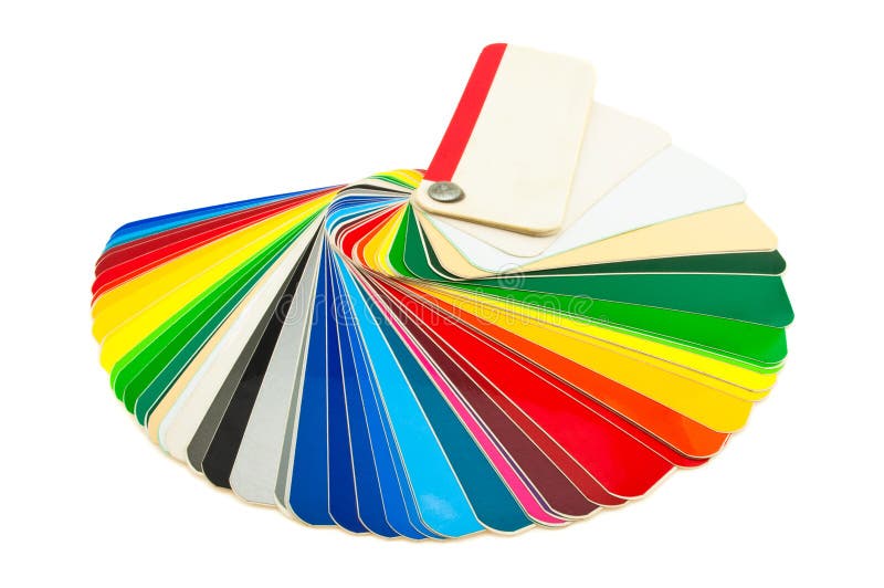 Color Palette Guide. Colored Textured Paper Samples Swatch Catalog ...