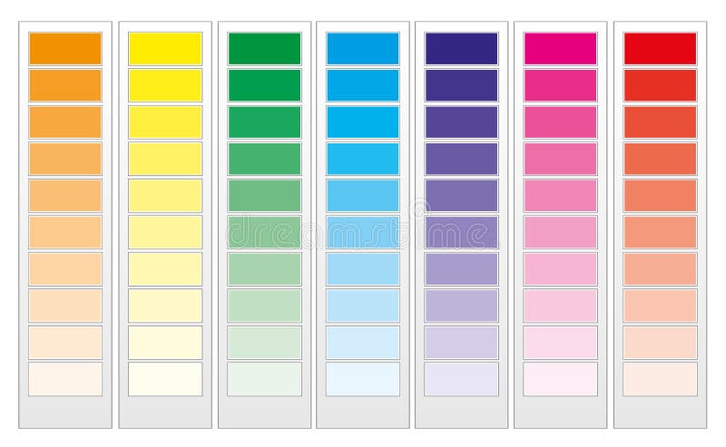 Color Palette. Print Test Page. Color Chart Table. Color Numbers or ...