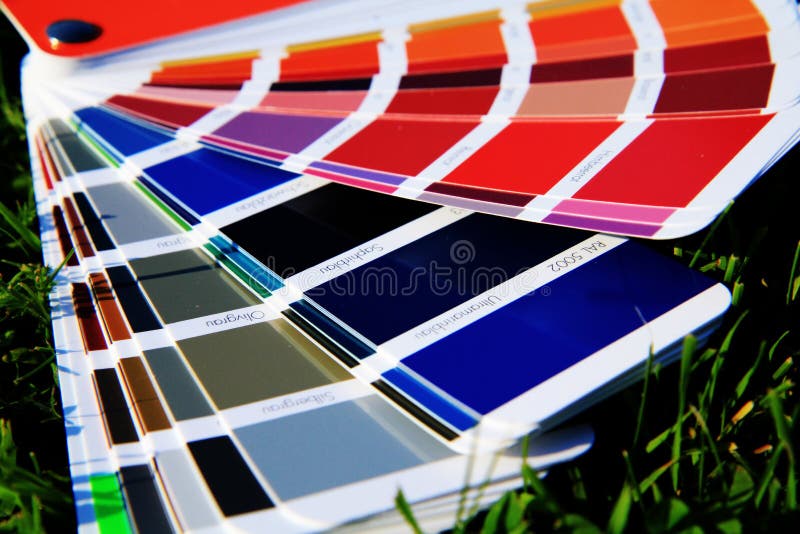 Color guide stock photo. Image of sampler, book, office - 20603034