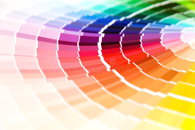 Color guide close-up stock photo. Image of close, cmyk - 3335678