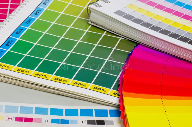 Color guide and colour fan stock image. Image of guide - 28533923