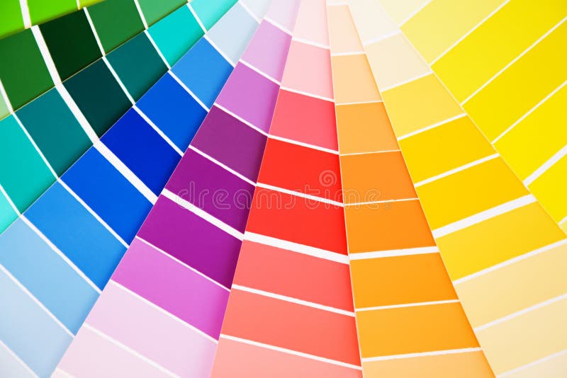 Color guide samples stock image. Image of guide, colourful - 7342667