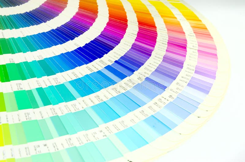 Color guide swatch stock image. Image of profile, color - 47661471