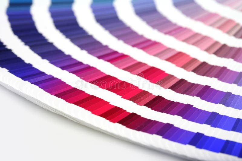 Color Guide To Match Colors Stock Image - Image of paper, matching: 3455675