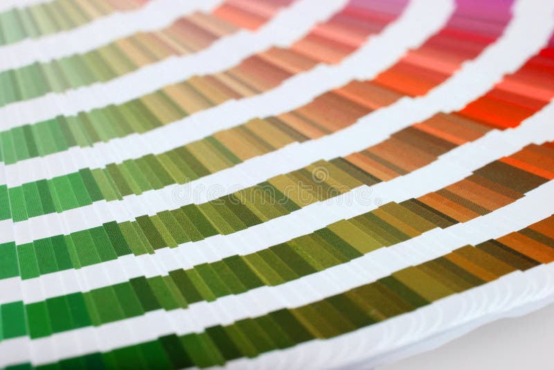 Color Guide To Match Colors Stock Image - Image of cmyk, reproduction ...
