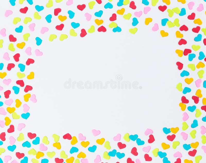 Hearts frame stock photo. Image of space, copy, romantic - 14188462