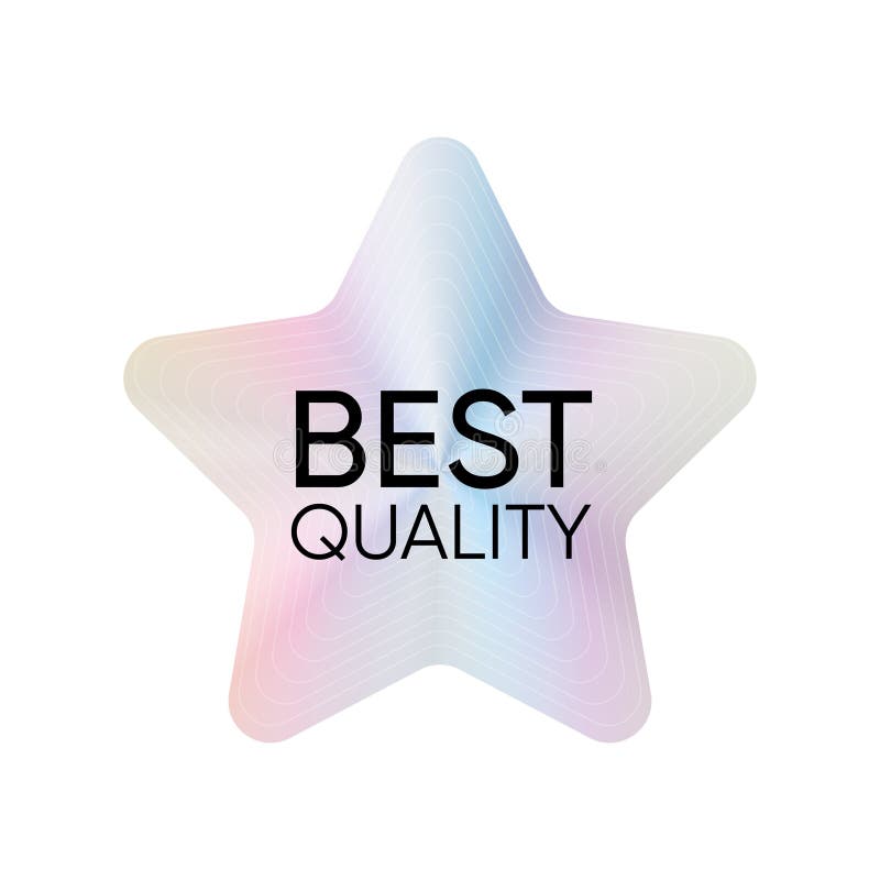 Color Holographic Star Sticker, Holographic Effect Label, Best Quality ...