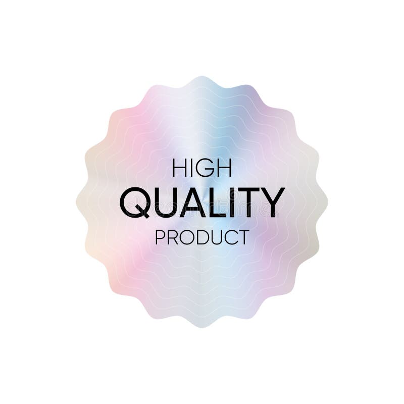Color Holographic Sticker, Holographic Effect Label, High Quality ...