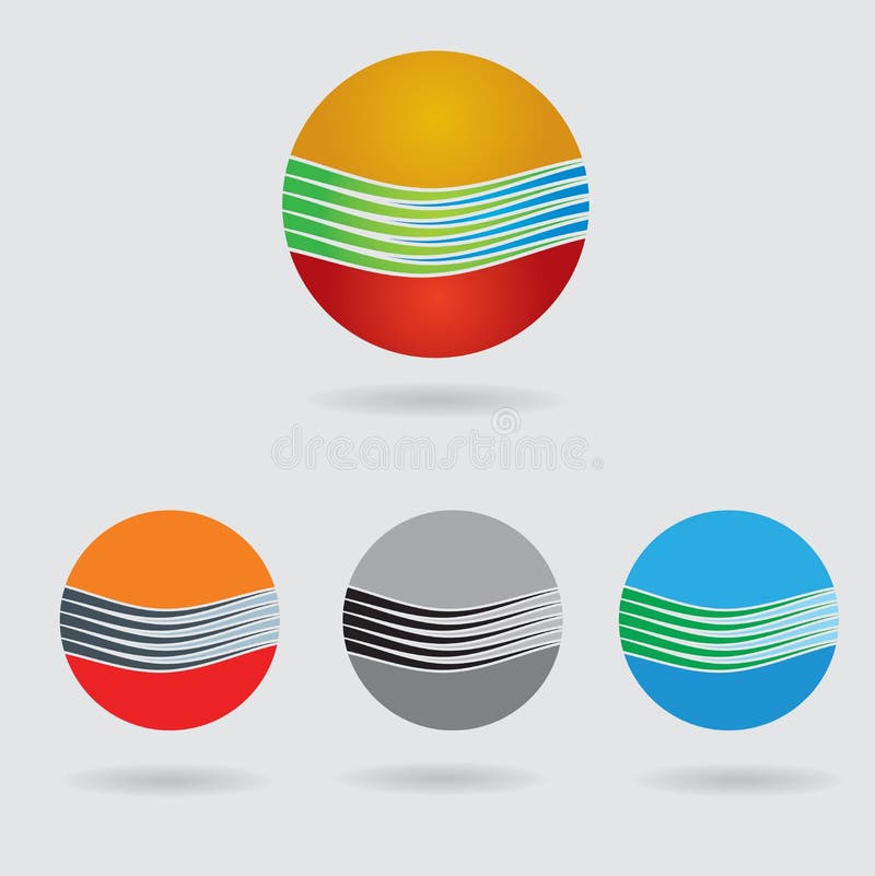 Color icon stock vector. Illustration of round, arrow - 28563965