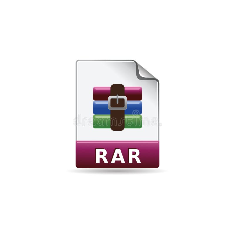 Color Icon - Compressed File Format Editorial Photo - Illustration of ...