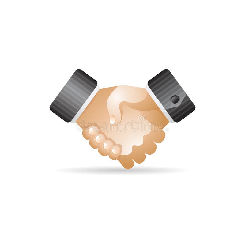 Color Icon - Handshake stock vector. Illustration of meeting - 193420849