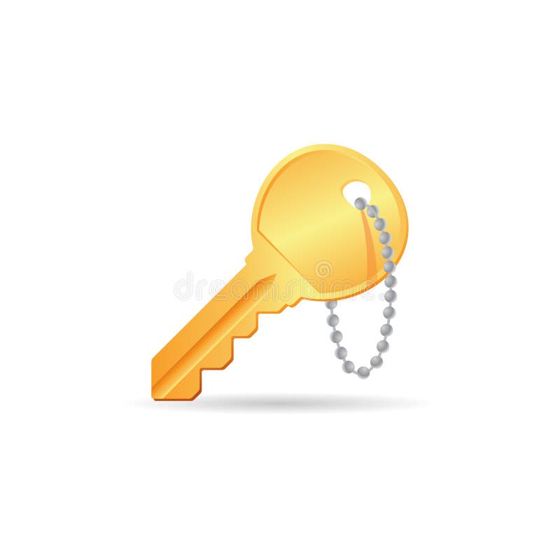 Color Icon - Key stock vector. Illustration of graphic - 193420959