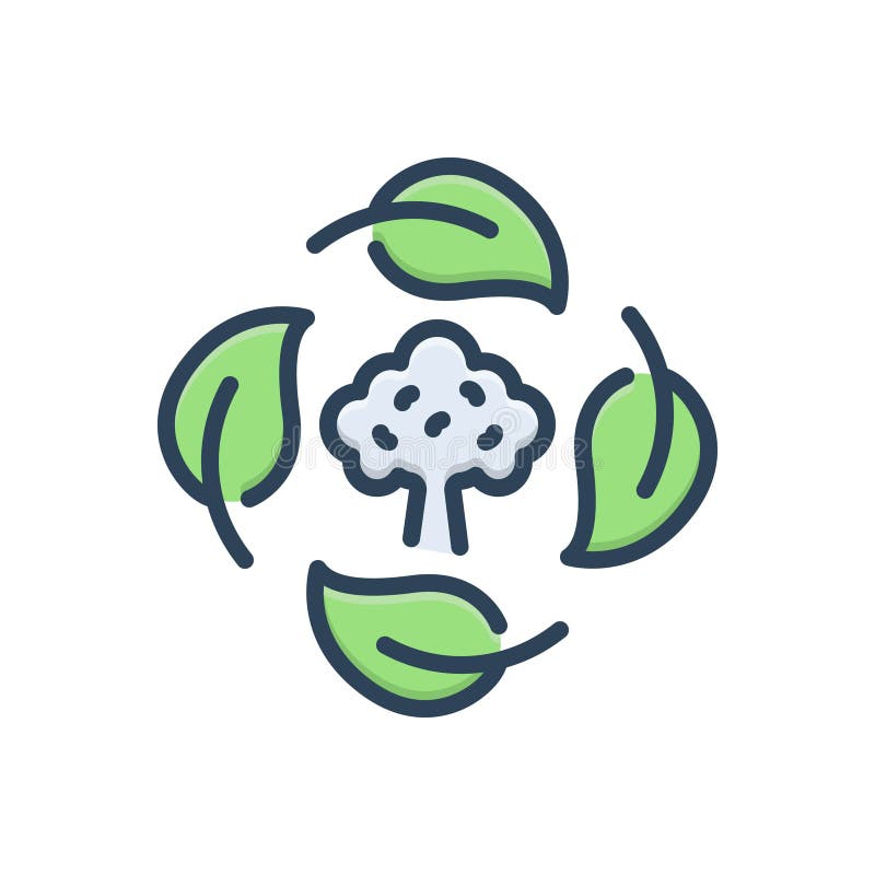 Color Illustration Icon for Recyclable, Process and Waste Stock Vector ...