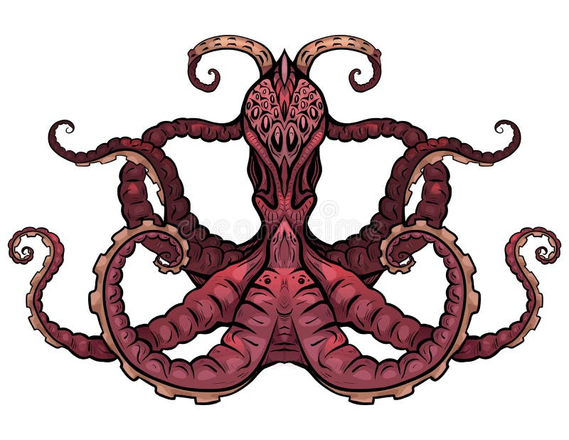 Scary Octopus Stock Illustrations – 1,446 Scary Octopus Stock ...