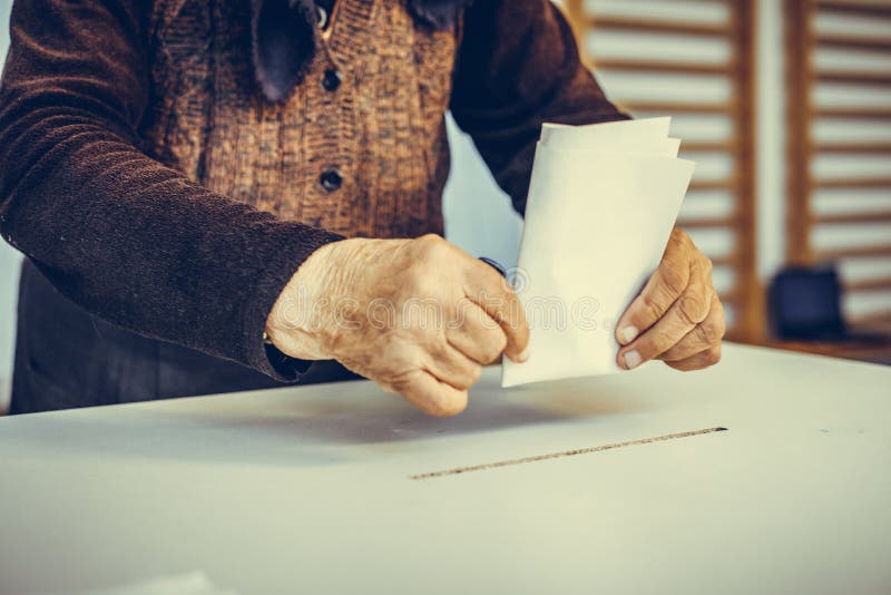 Person Voting, Casting a Ballot Stock Photo - Image of document ... Person Voting, Casting a Ballot Stock Photo - Image of document ...