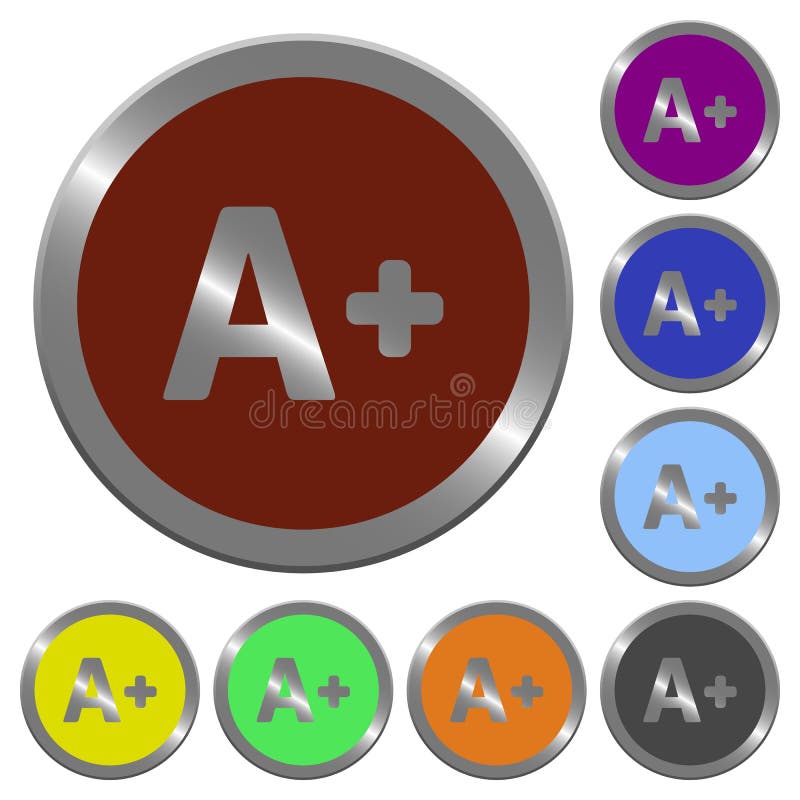 Increase Font Size, Word a Icon. Can Be Used for Web, Logo, Mobile App ...