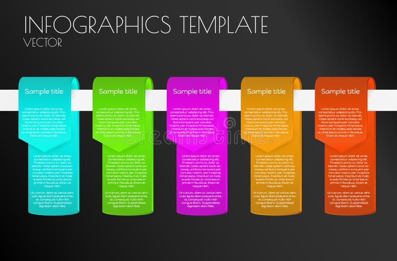 Color infographic stock vector. Illustration of elements - 40516119