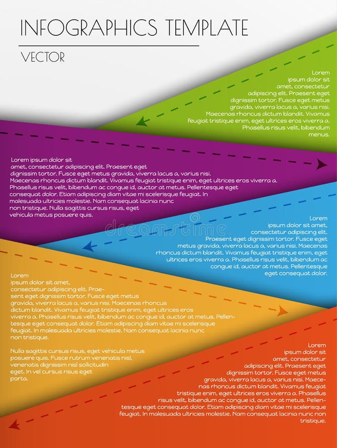 Color infographic stock vector. Illustration of business - 40516123