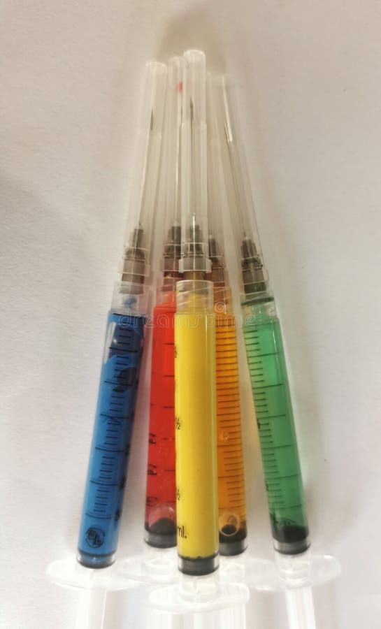 A color injections editorial photo. Image of injections - 191274026