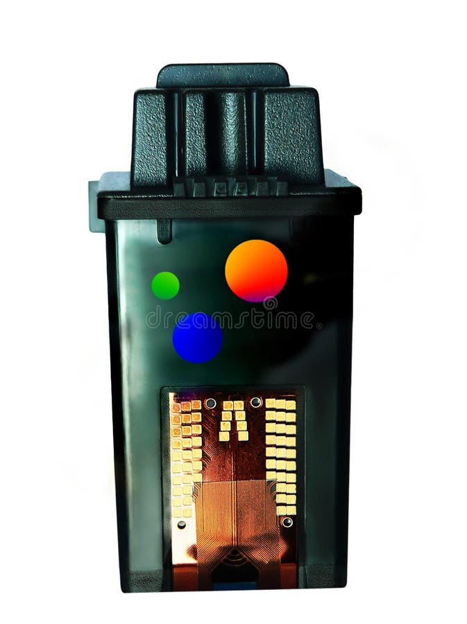 Color Ink Cartridge 3 stock image. Image of design, color - 3226357
