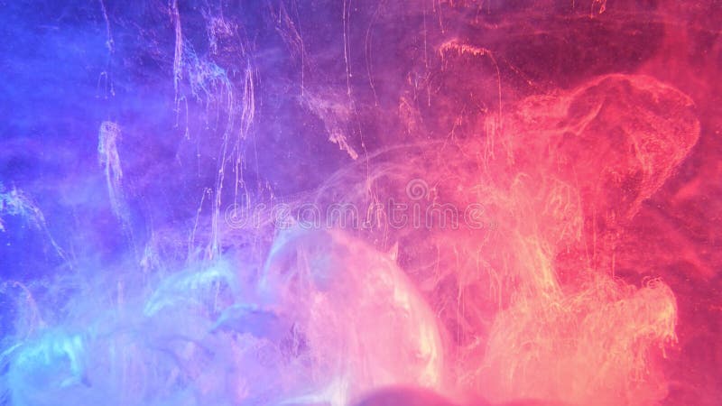 Color Ink Shot Pearl Paint Splash Blue Red Light Stock Video - Video of ...