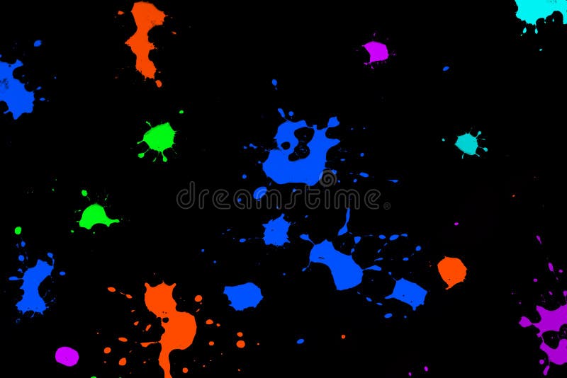 Color ink splatters stock photo. Image of abstract, background - 6145308