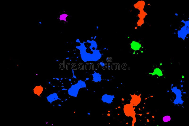 Color ink splatters stock image. Image of elements, abstract - 6145313