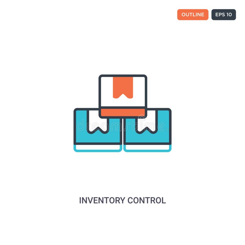 Inventory Control Icon. Simple Element Illustration. Isolated Trendy ...