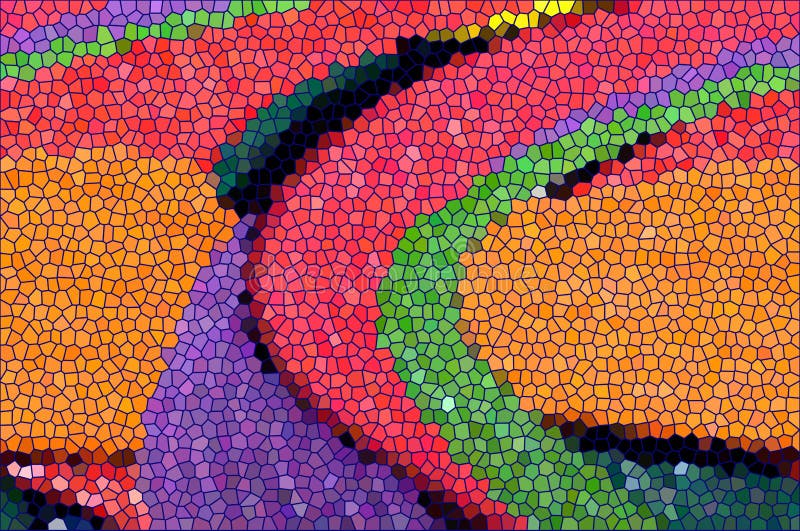 Color Irregular Rectangle Mosaic Background Stock Photo - Image of ...