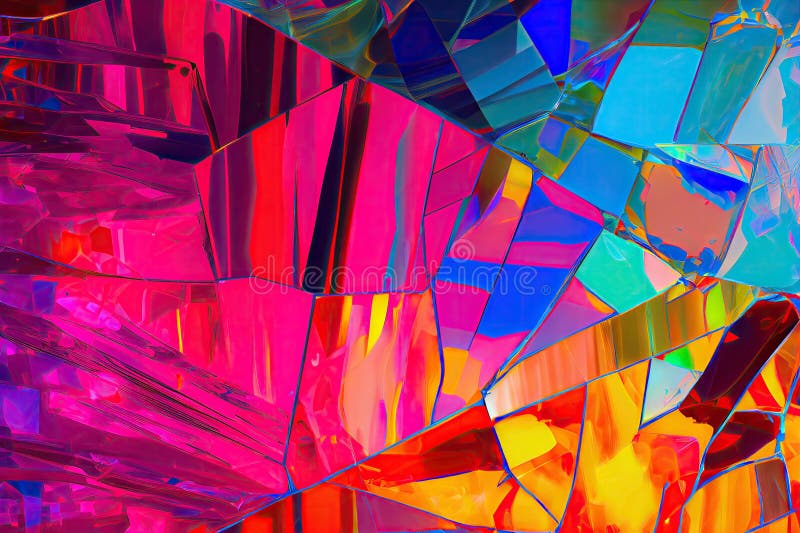 Abstract Background of Colored Glass. Stock Illustration - Illustration ...