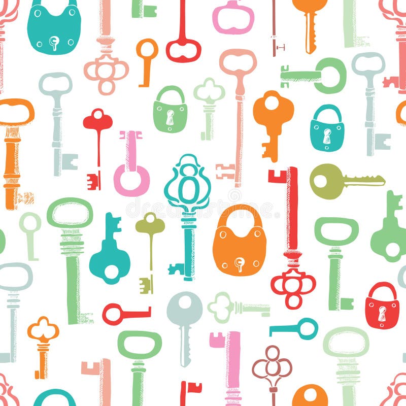 Color keys pattern stock vector. Illustration of hardware - 35716367