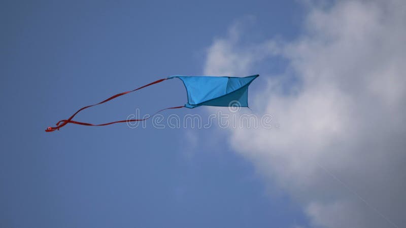 Color Kite Soaring in the Sky Stock Photo - Image of beautiful, cloud ...