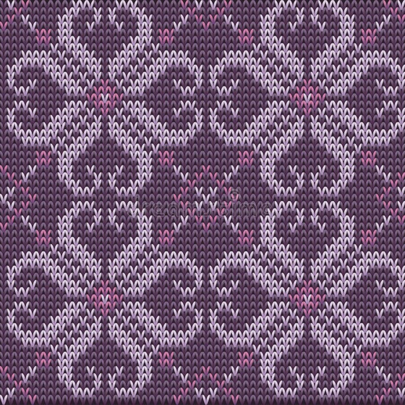 Color Knitted Wool Pattern Background Stock Vector - Illustration of ...