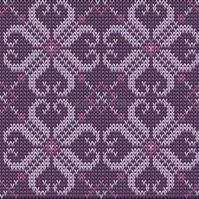 Color Knitted Wool Pattern Background Stock Vector - Illustration of material, embroidery: 35600982