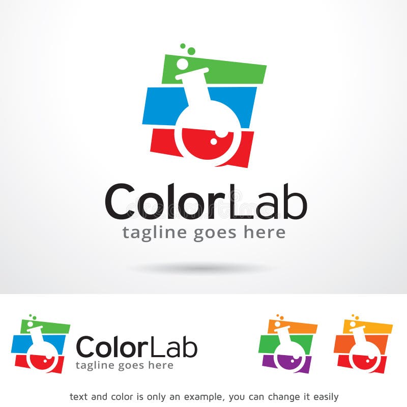 Lab Color Logo Template Design Vector, Emblem, Design Concept, Creative ...
