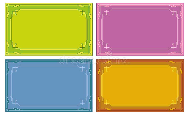 Color Labels, Tags, Cards, Set Stock Vector - Illustration of ...