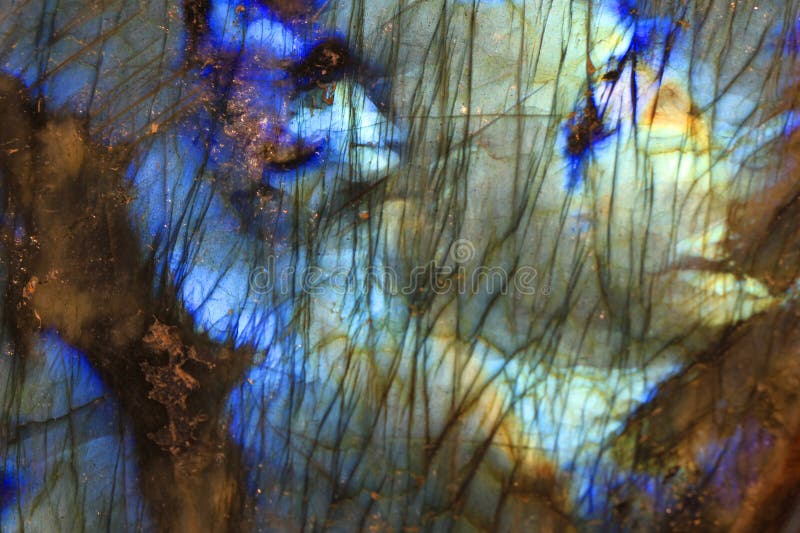 Color Labradorite Mineral Texture Stock Photo - Image of detail, nature ...