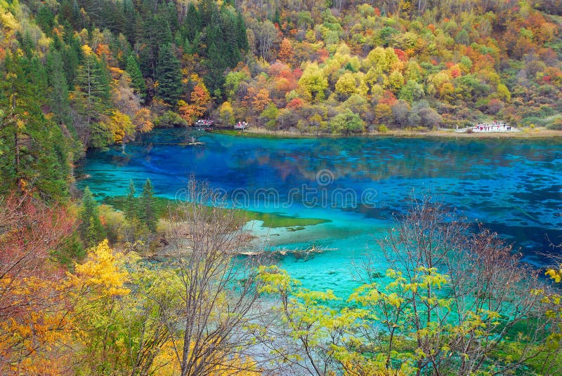 Color Lake stock image. Image of color, grass, travel - 18726333