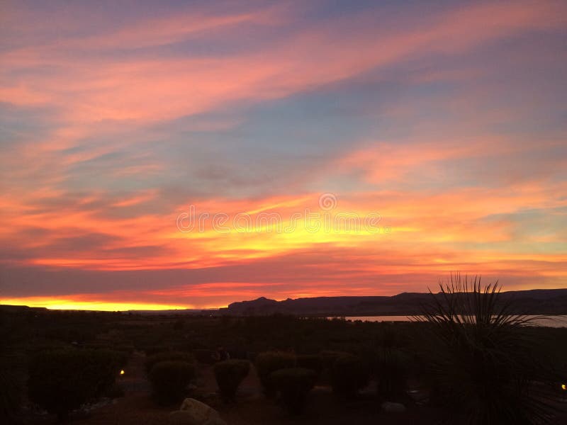 Serene sky stock image. Image of relaxing, color, lake - 159116393