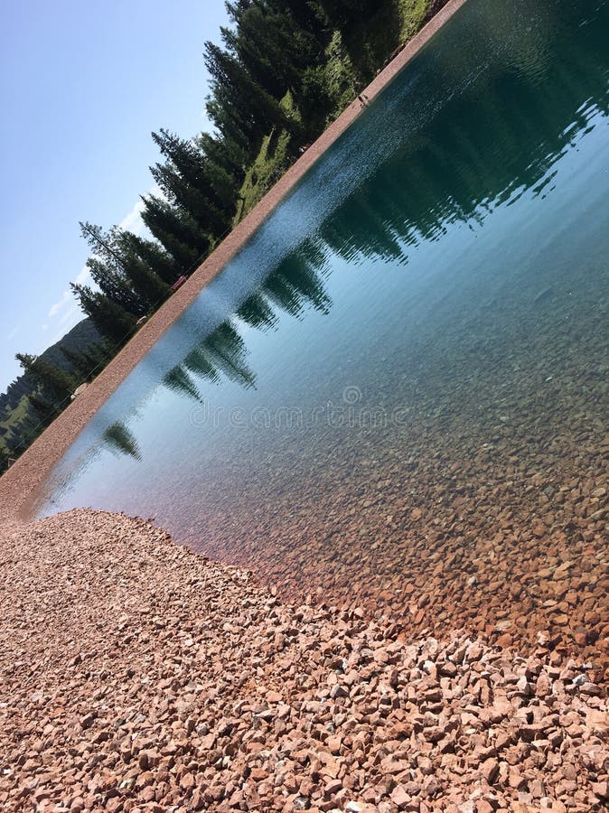 Color lake stock photo. Image of trees, color, stones - 120778140