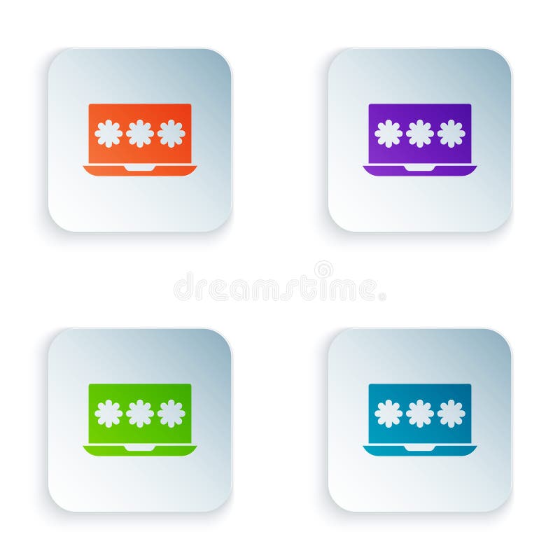 Color User Manual Icon Isolated on White Background. User Guide Book ...