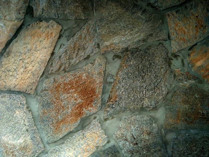 Color Large Stones in Concrete Stock Image - Image of sparkling, paving ...