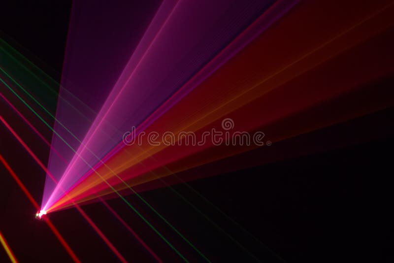 Color laser beams stock image. Image of beam, color, laser - 11112657