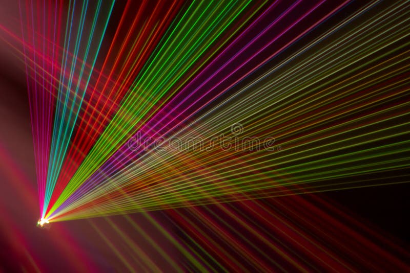 Color laser beams stock photo. Image of haze, cross, color - 11112678