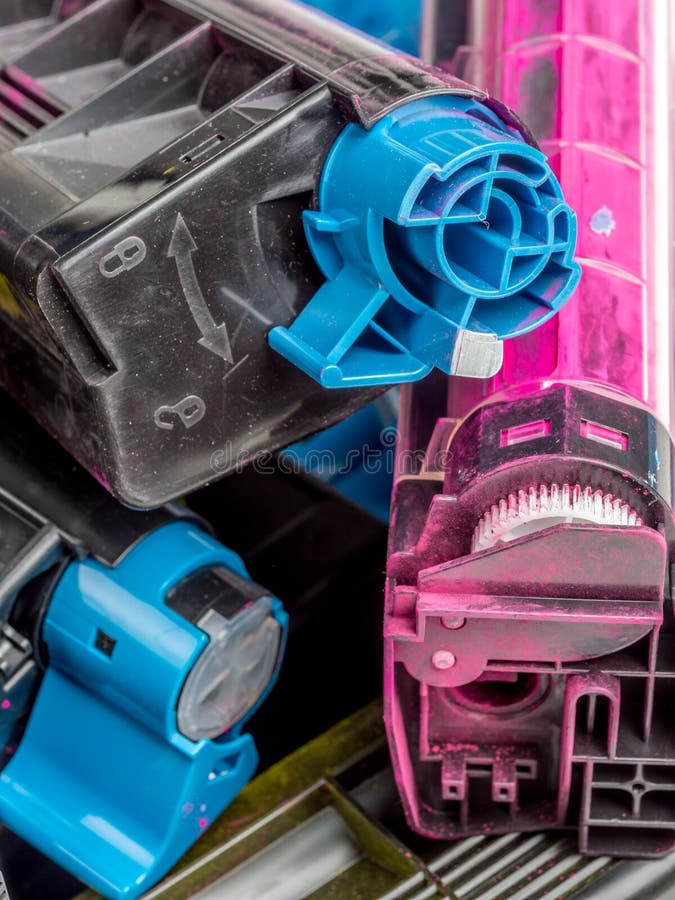 Used Laser Printer Cartridge Stock Image - Image of conceptual, symbol ...