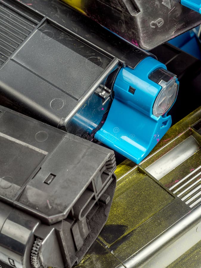 Used Laser Printer Cartridge Stock Image - Image of conceptual, symbol ...